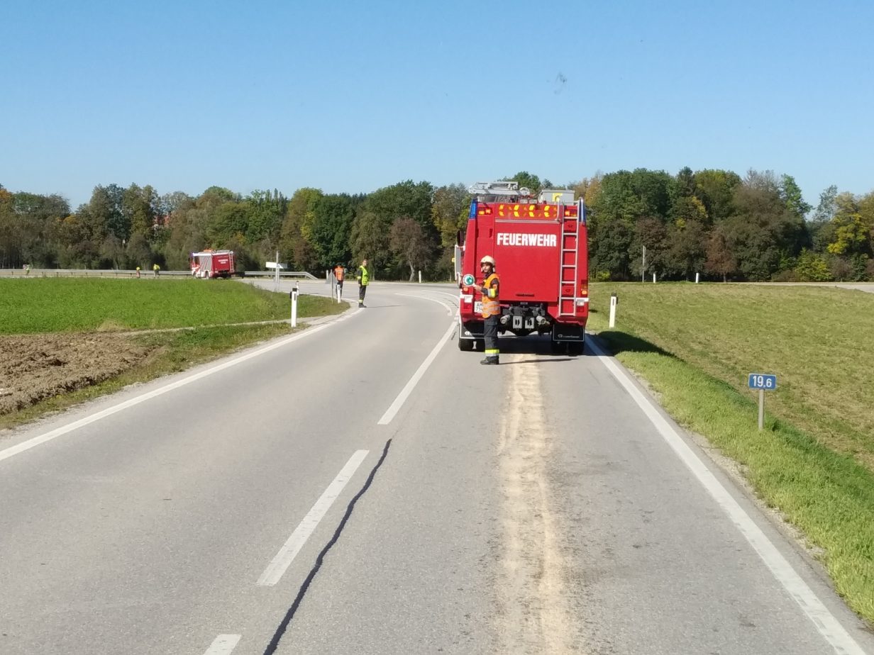 Ölspur auf B122 – feuerwehr-rohrbach.at